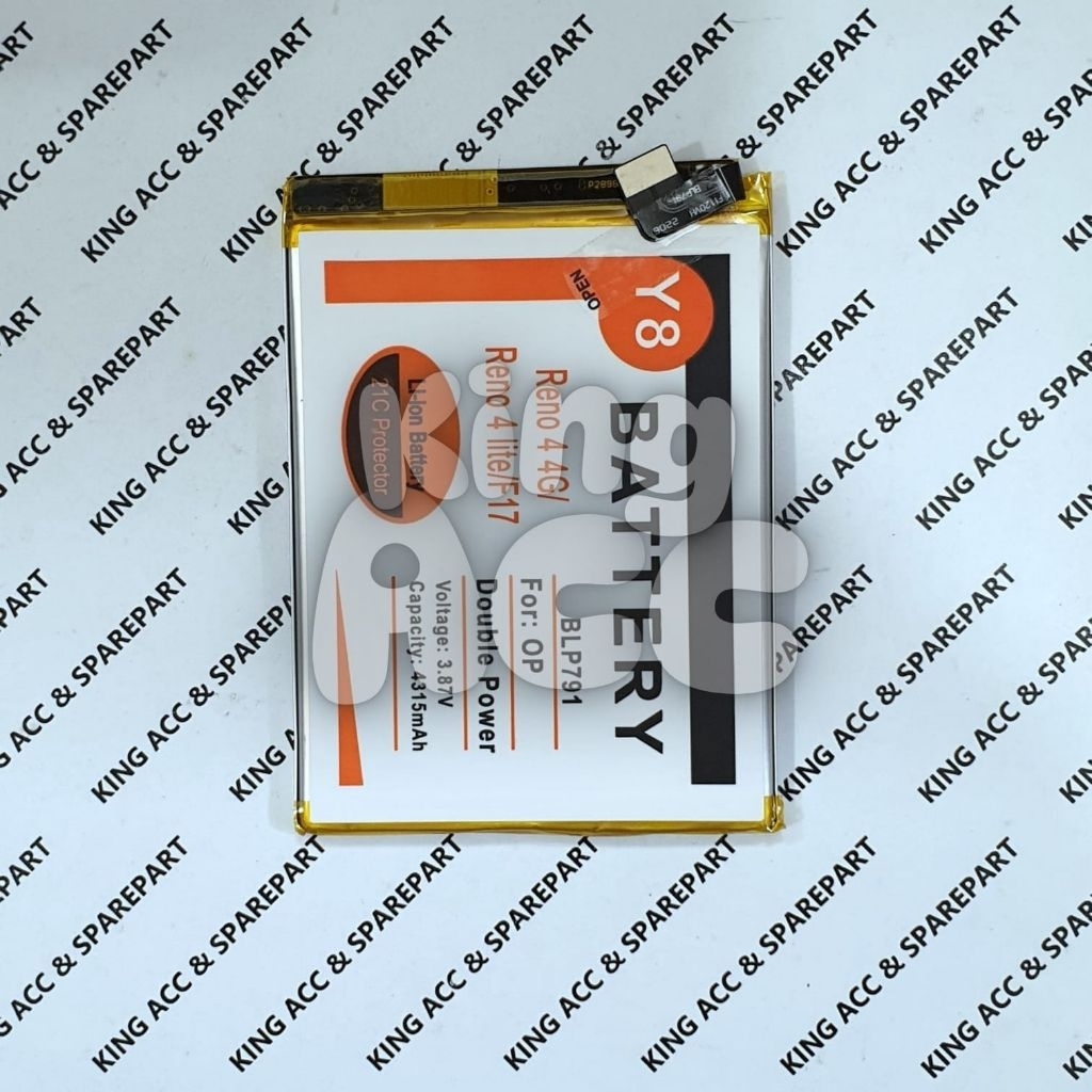 Jual NEW Y8 BATERAI BATRE BATTERY OPPO RENO 4 4G / RENO 4 LITE / F17 ...