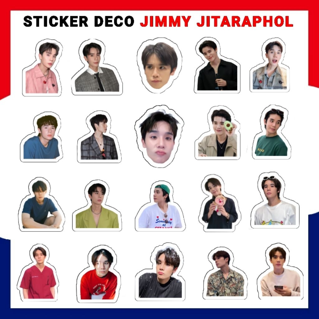 Jual Sticker Deco (GMMTV) JIMMY JITARAPHOL | Shopee Indonesia