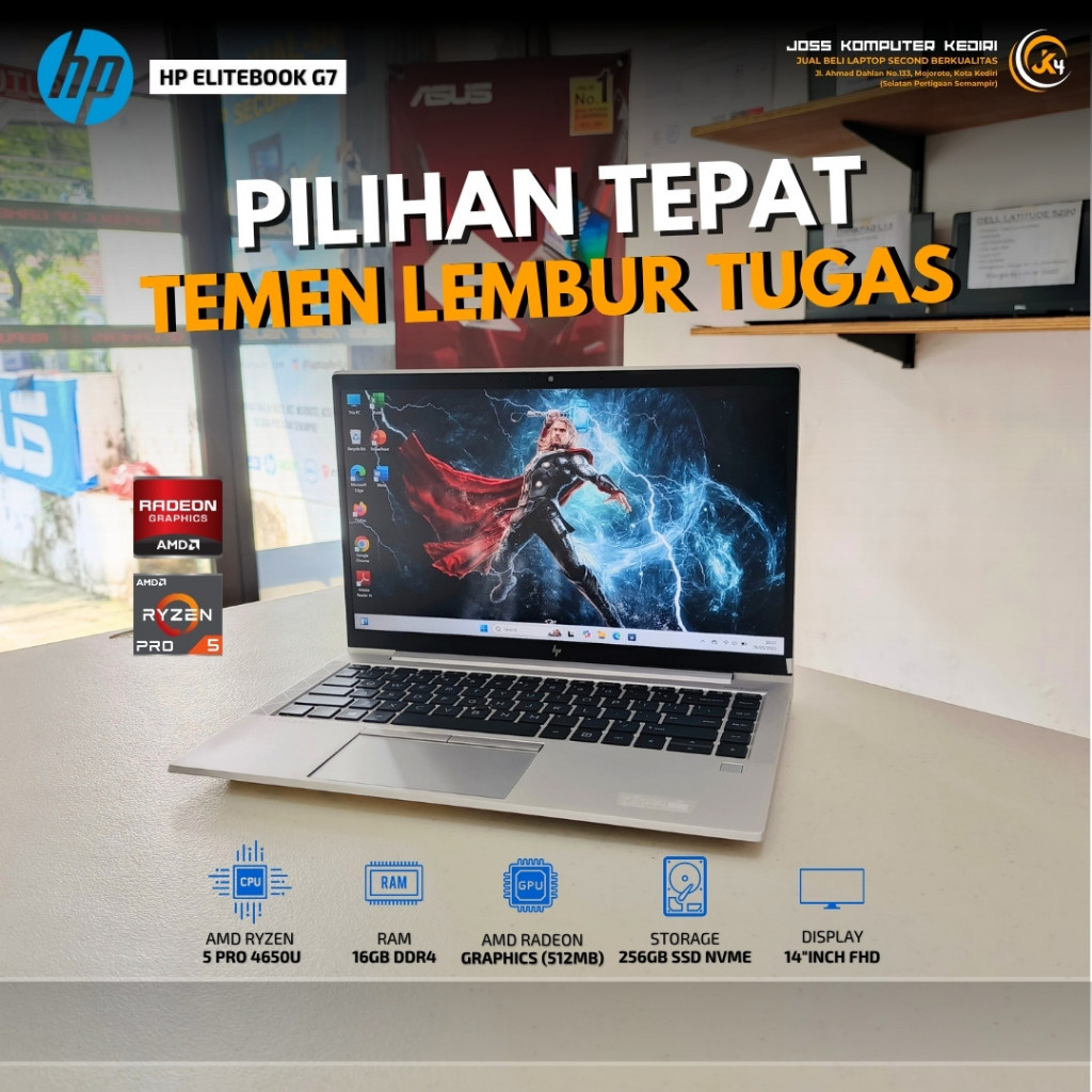 Jual PROMO Bergaransi HP ELITEBOOK 845 G7 - AMD Ryzen 5 Pro - Ram 16GB/ SSD 256GB NVMe | Shopee ...