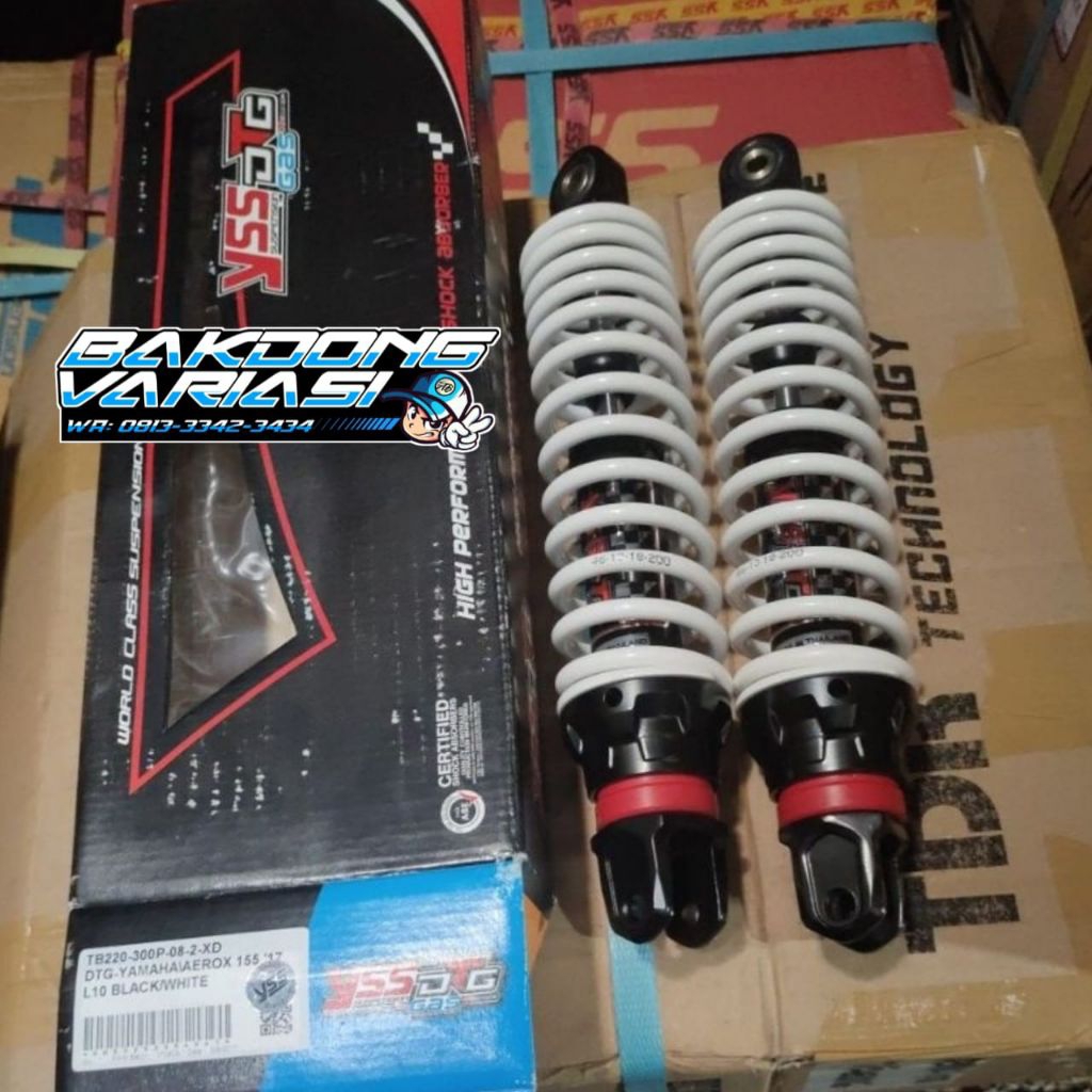 Jual Skok Shock Shockbreaker YSS DTG Hybrid Yamaha Aerox 155 Ukuran ...