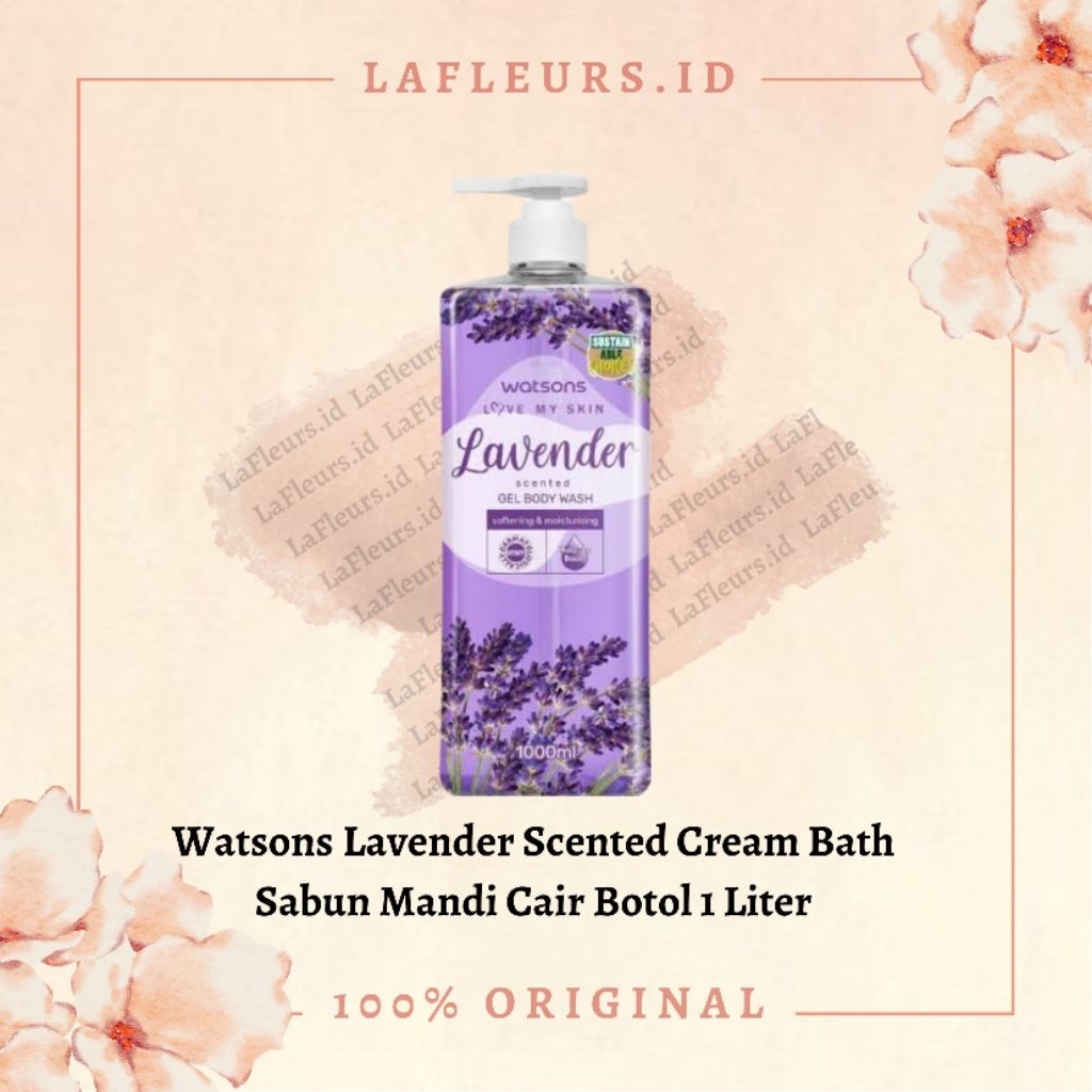 Jual [100% ORI] Watsons Sabun Mandi LAVENDER SCENTED Shower Gel Body ...