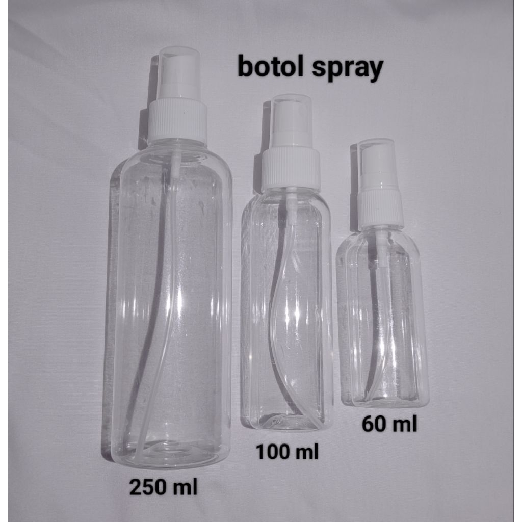 Jual Botol Spray 60ml/100ml/250ml Botol Semprot Refill bening - BOTOL CLEAR SPRAY PUTIH | Shopee ...