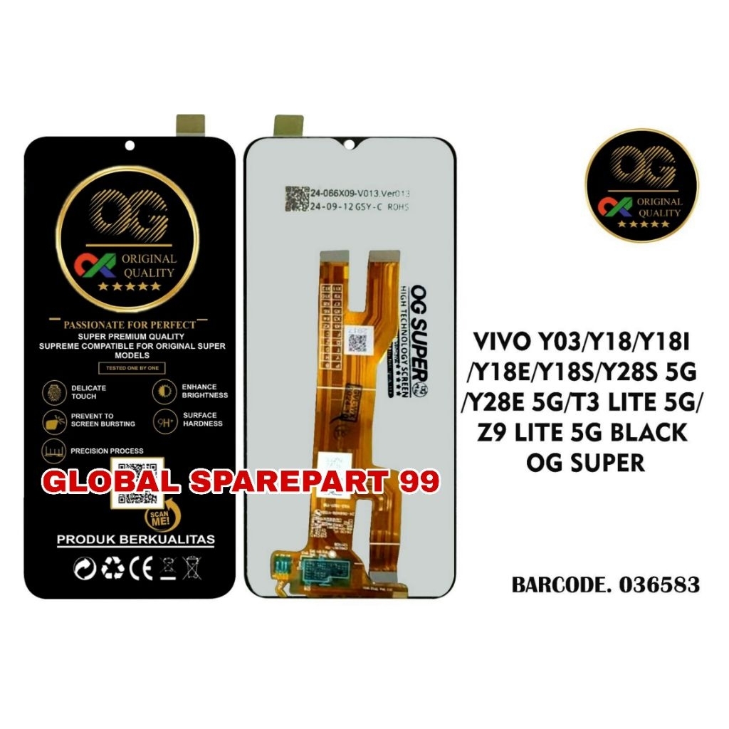 Jual LCD VIVO Y03 / VIVO Y03T / VIVO Y18 / VIVO Y18I / VIVO Y18E / VIVO ...