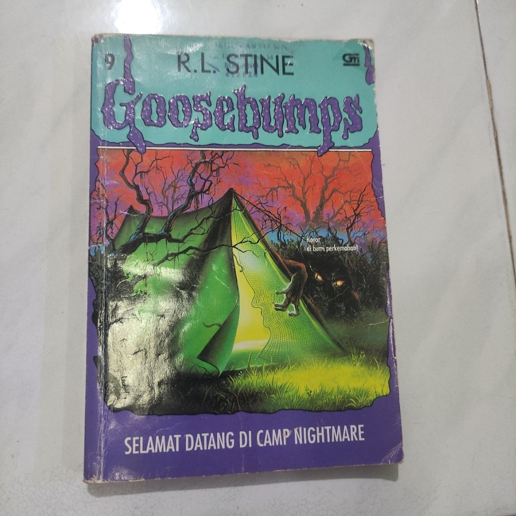 Jual Novel goosebumps R.L.Stine - selamat datang di camp nightmare ...
