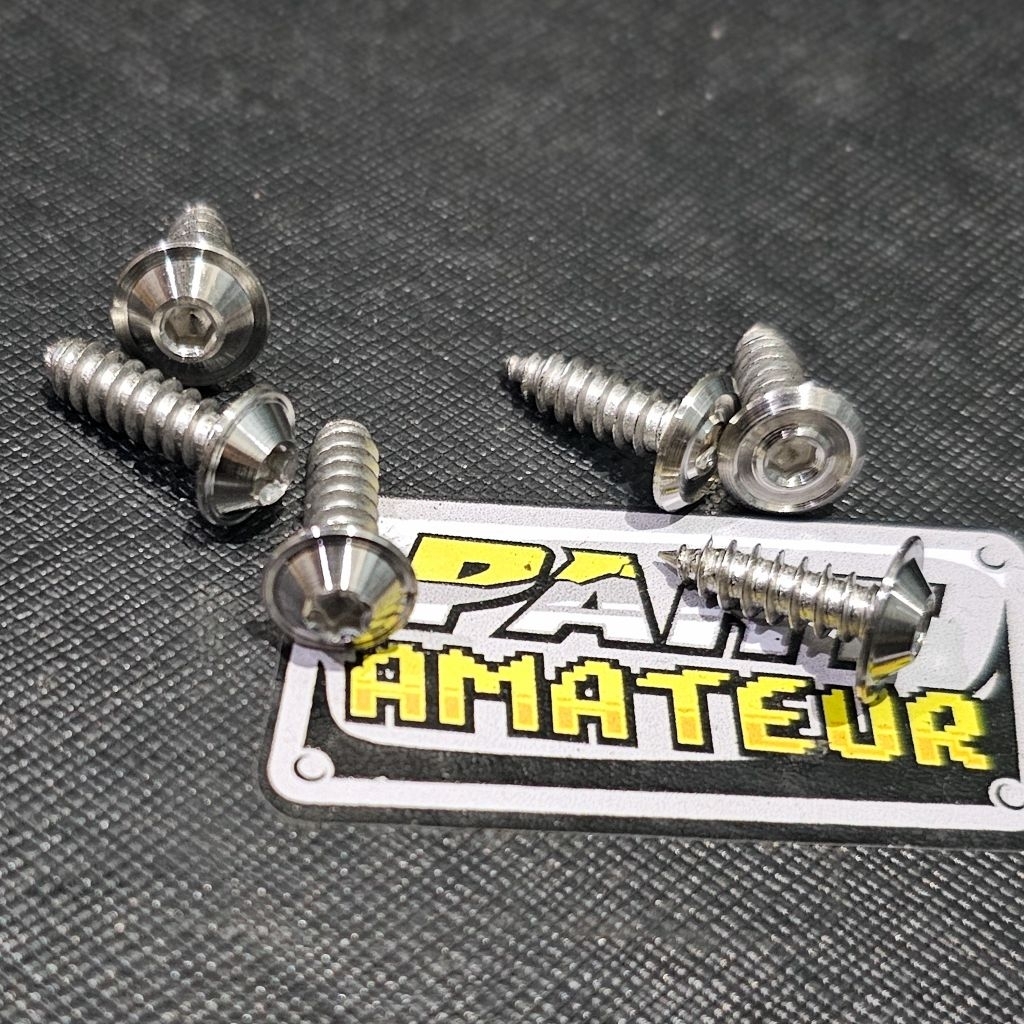 Jual Baut body YAMAHA L stainless bubut baut scrup baut skrup stenlis baut L skrup stainless ...