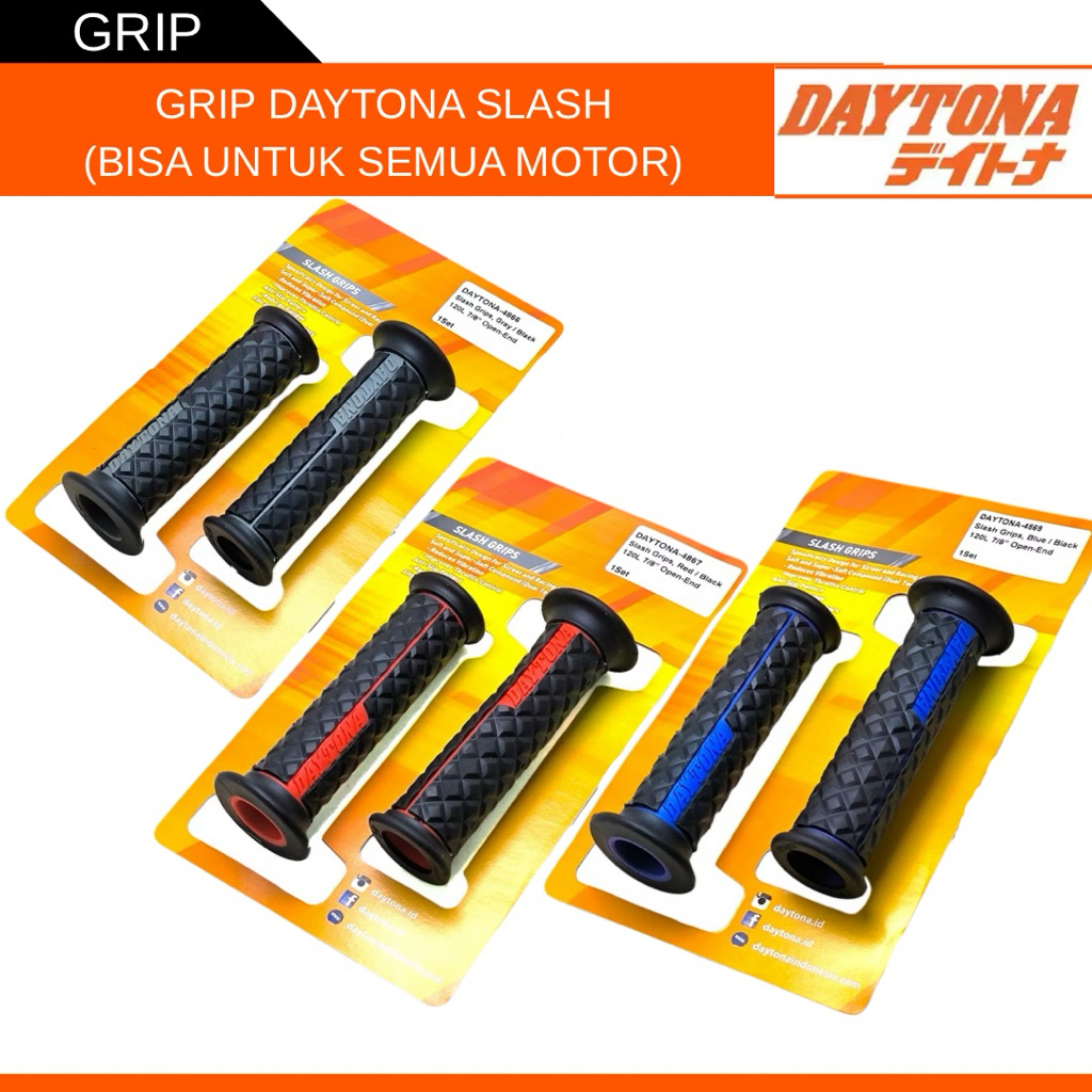 Jual GRIP HANDGRIP SLASH UNIVERSAL UNTUK SEMUA MOTOR BEAT VARIO SCOOPY ...