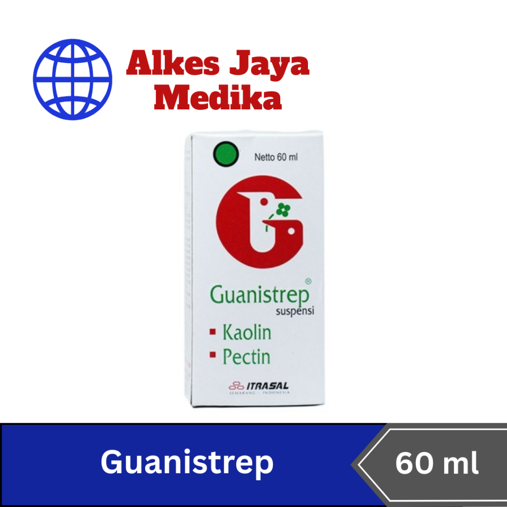 Jual Guanistrep Sirup 60 ml (obat diare anak dan dewasa) | Shopee Indonesia
