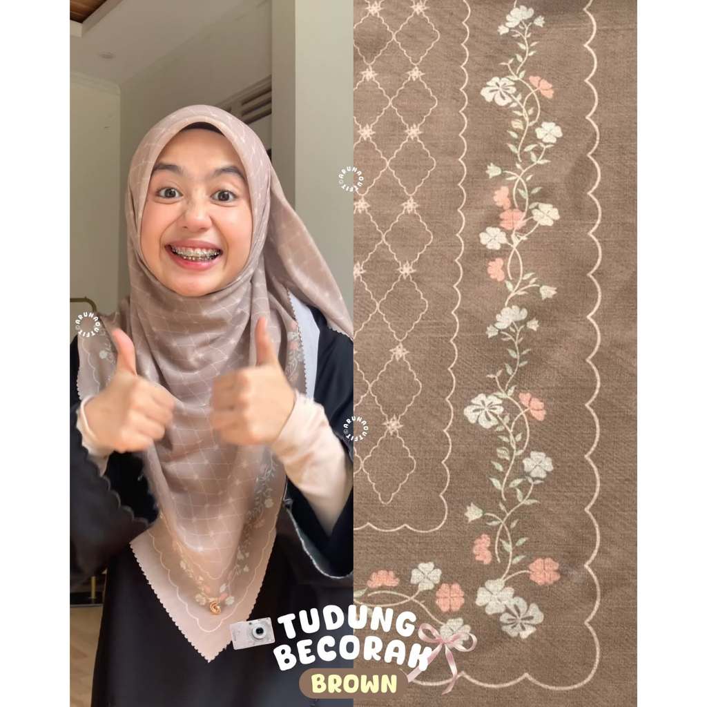 Jual TUDUNG BERCORAK BY ARUNA OUTFIT | Shopee Indonesia