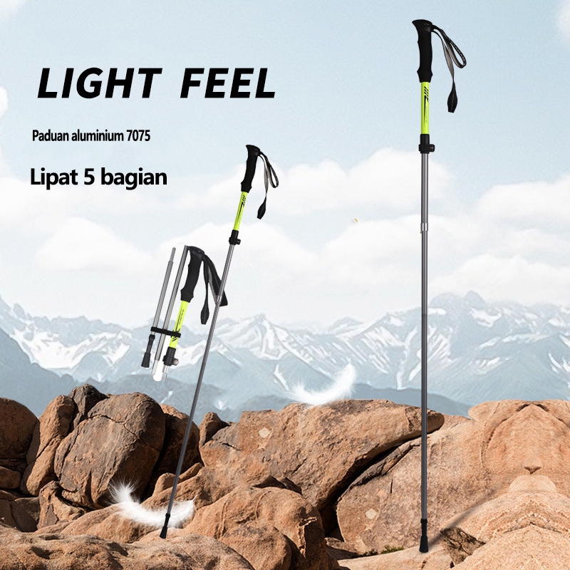 Jual Tongkat pendakian lipat Trekking Pole Tongkat Treking Gunung ...