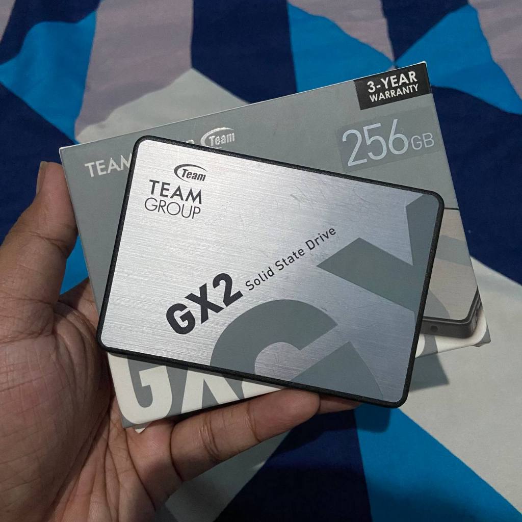 Jual SSD SATA TEAM GX2 256GB SATA III - Second Bekas Fullset | Shopee Indonesia