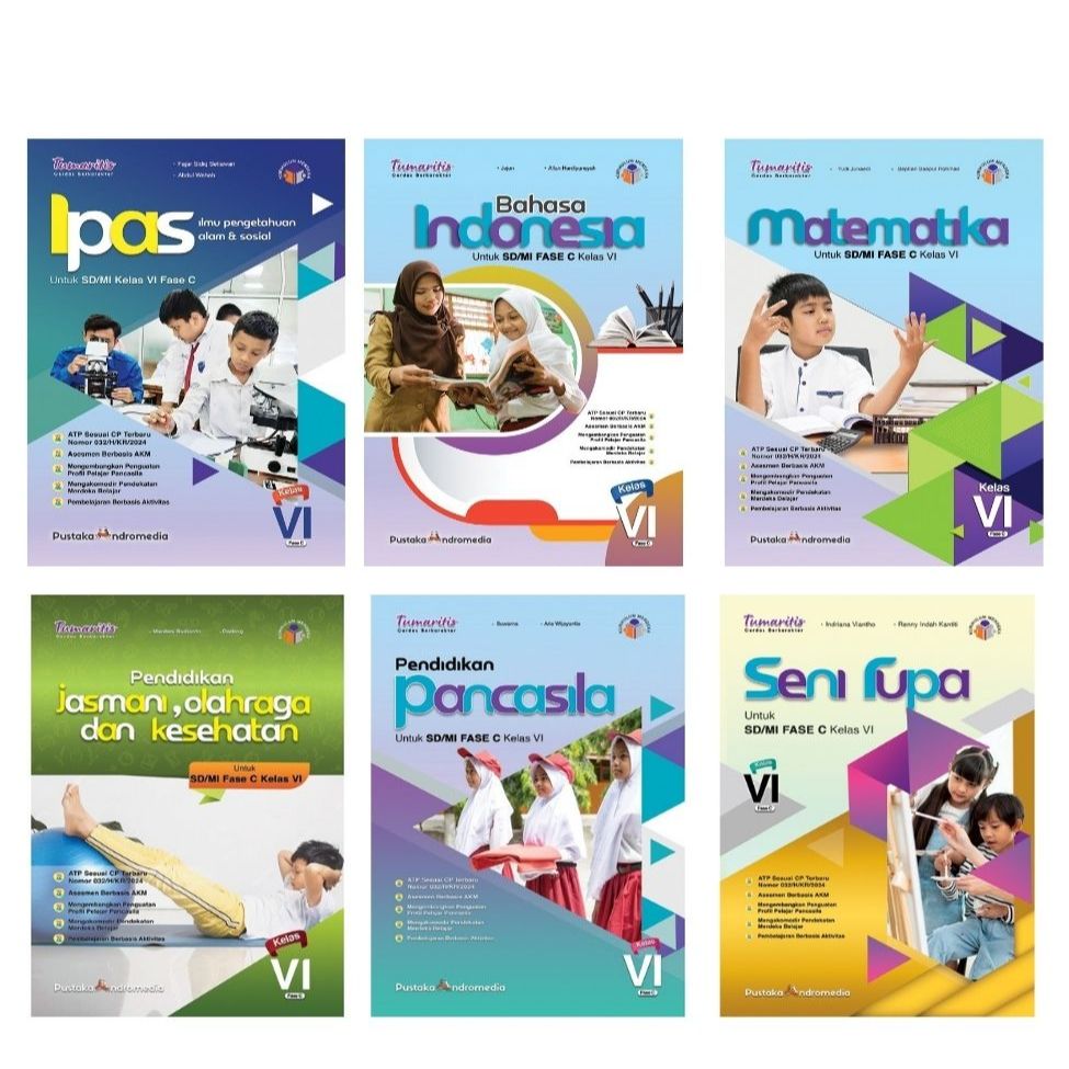 Jual Modul Tumaritis Kelas 6 Bahasa Indonesia Inggris IPAS Pancasila ...