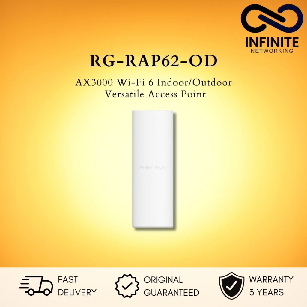 Jual Ruijie RG-RAP62-OD, AX3000 Wi-Fi 6 Indoor/Outdoor Versatile Access ...