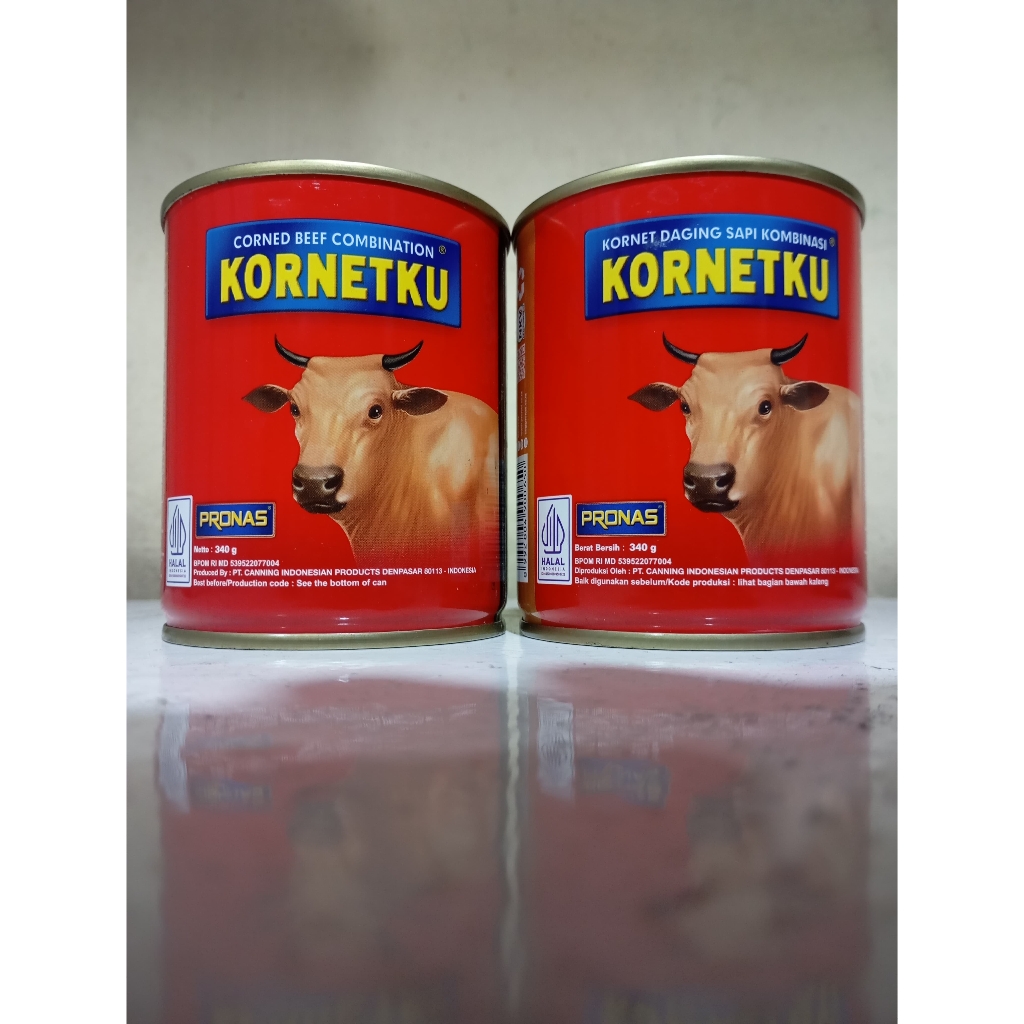 Jual Kornetku Kornet Daging Sapi Corned Beef Pronas HALAL 340gr ...