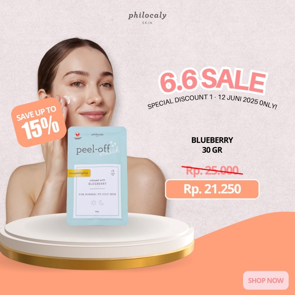 Jual Philocaly Skin Masker Peel Off / Rubber Mask Blueberry 30 Gram ...