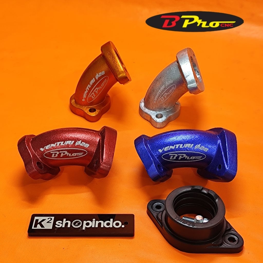 Jual Intake Intek Manifold Pendek BPro Bebek Sleep Engine Jupiter Supra Kharisma Shogun Vega ...
