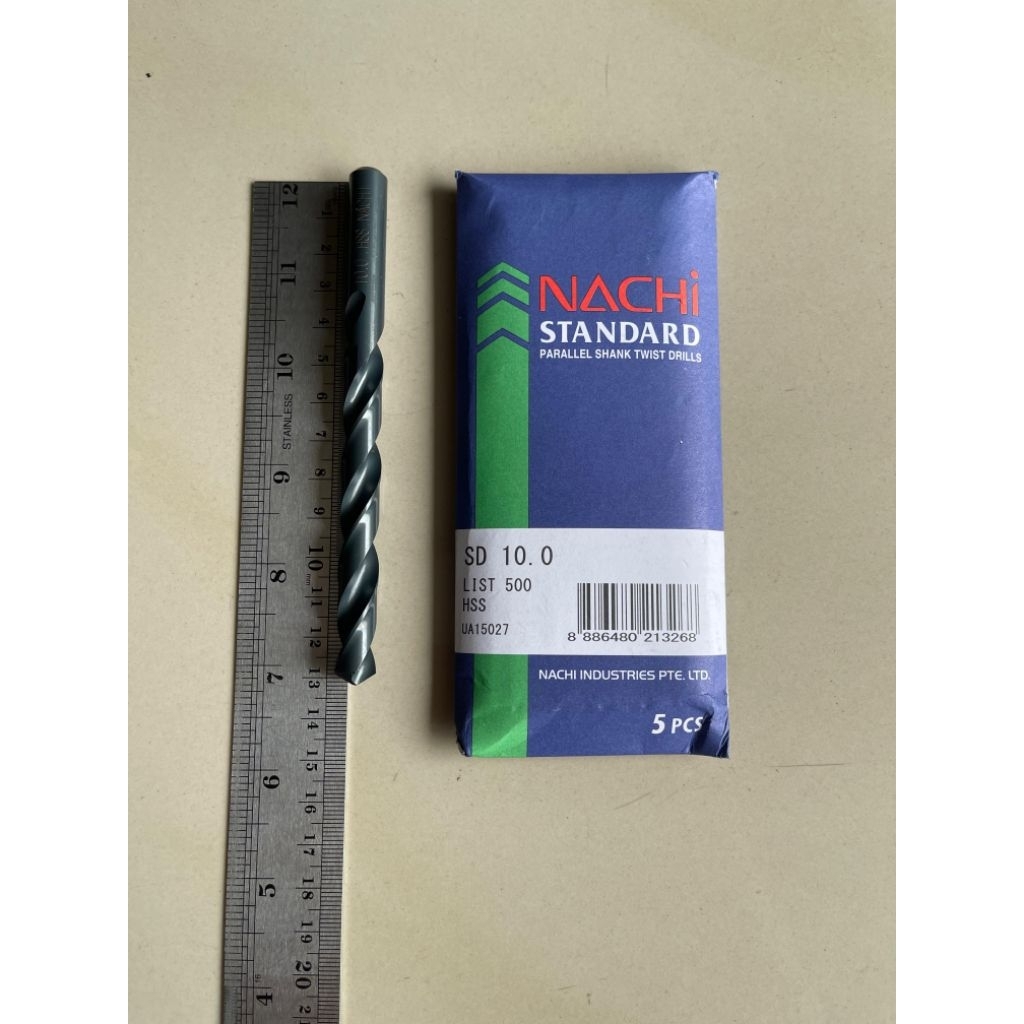 Jual Nachi 10 MM Mata Bor Besi HSS - Nachi Mata Bor Besi HSS 10 | Shopee Indonesia