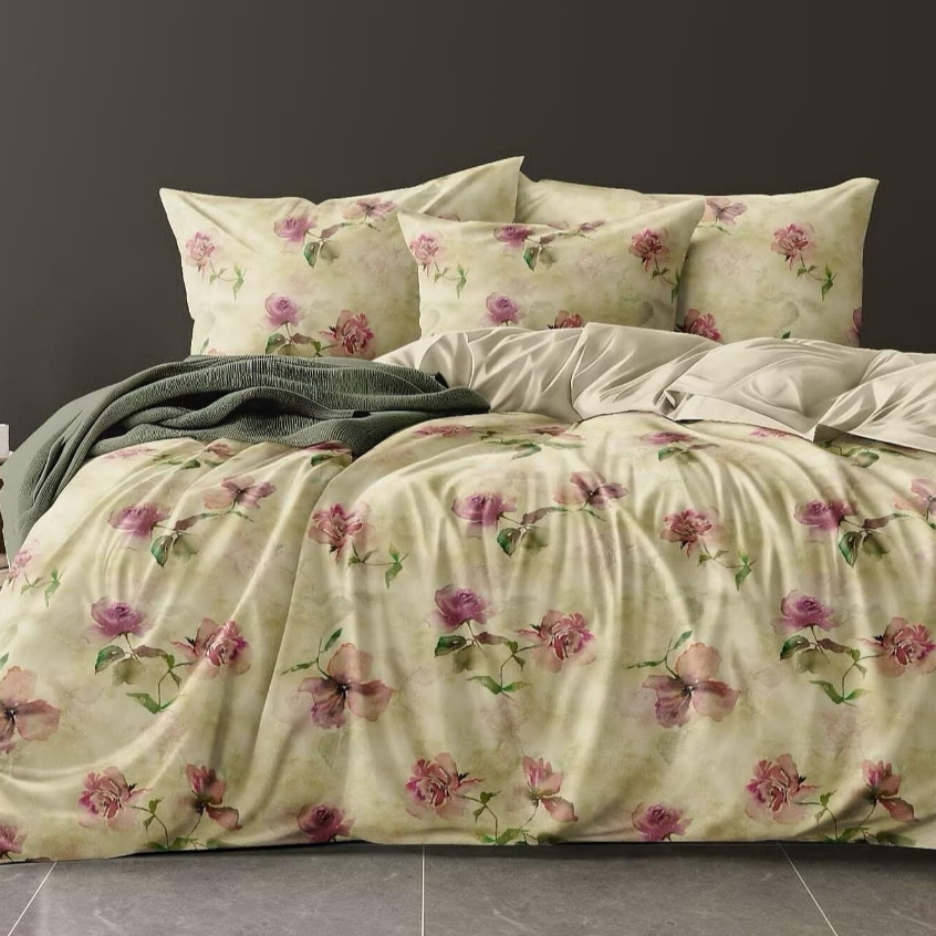 Jual SLEEP PROJECT Paket Sprei Bedcover / Quilt Cover Mewah TENCEL 100S ...