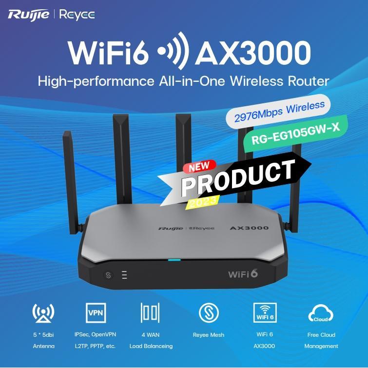 Jual Router Wireless Ruijie RG EG105GW X AX3000 WiFi 6 2976Mbps ...