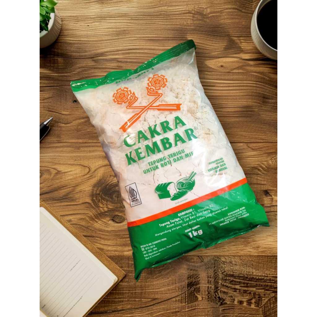 Jual Tepung Terigu CAKRA KEMBAR 1Kg Protein Tinggi | Shopee Indonesia
