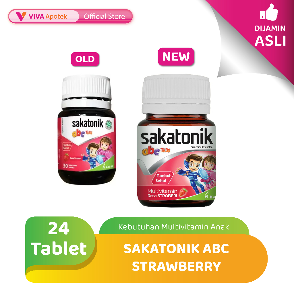 Jual Sakatonik ABC Strawberry untuk Kebutuhan Multivitamin Anak (24 ...