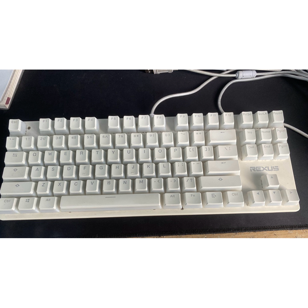Jual Rexus MX9 White Pudding Keycaps bekas | Shopee Indonesia
