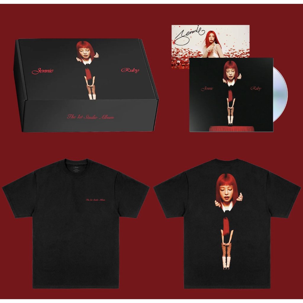Jual JENNIE - Signed Ruby CD Boxset with Tee | Shopee Indonesia