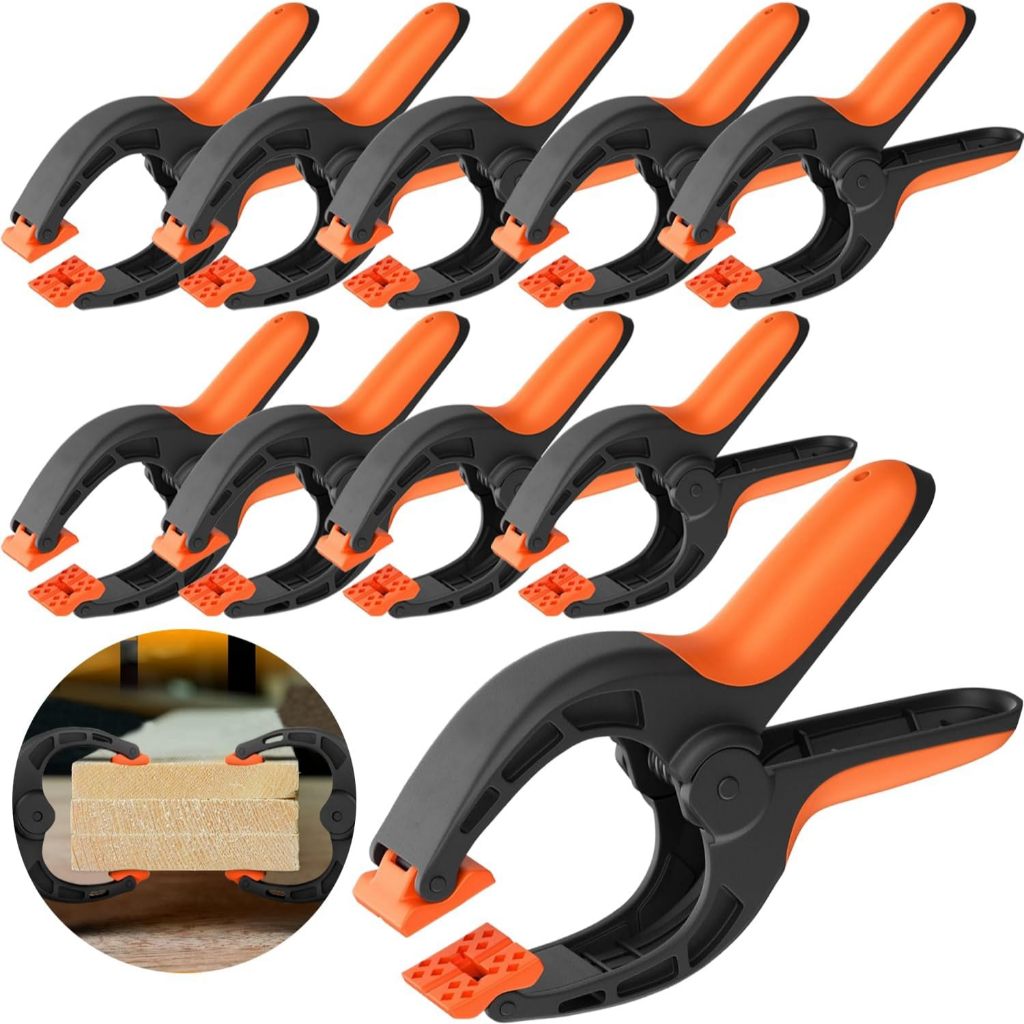 Jual Spring Clamp Klem 6" 9" Nylon Alat Penjepit Kayu Besi - Klip ...
