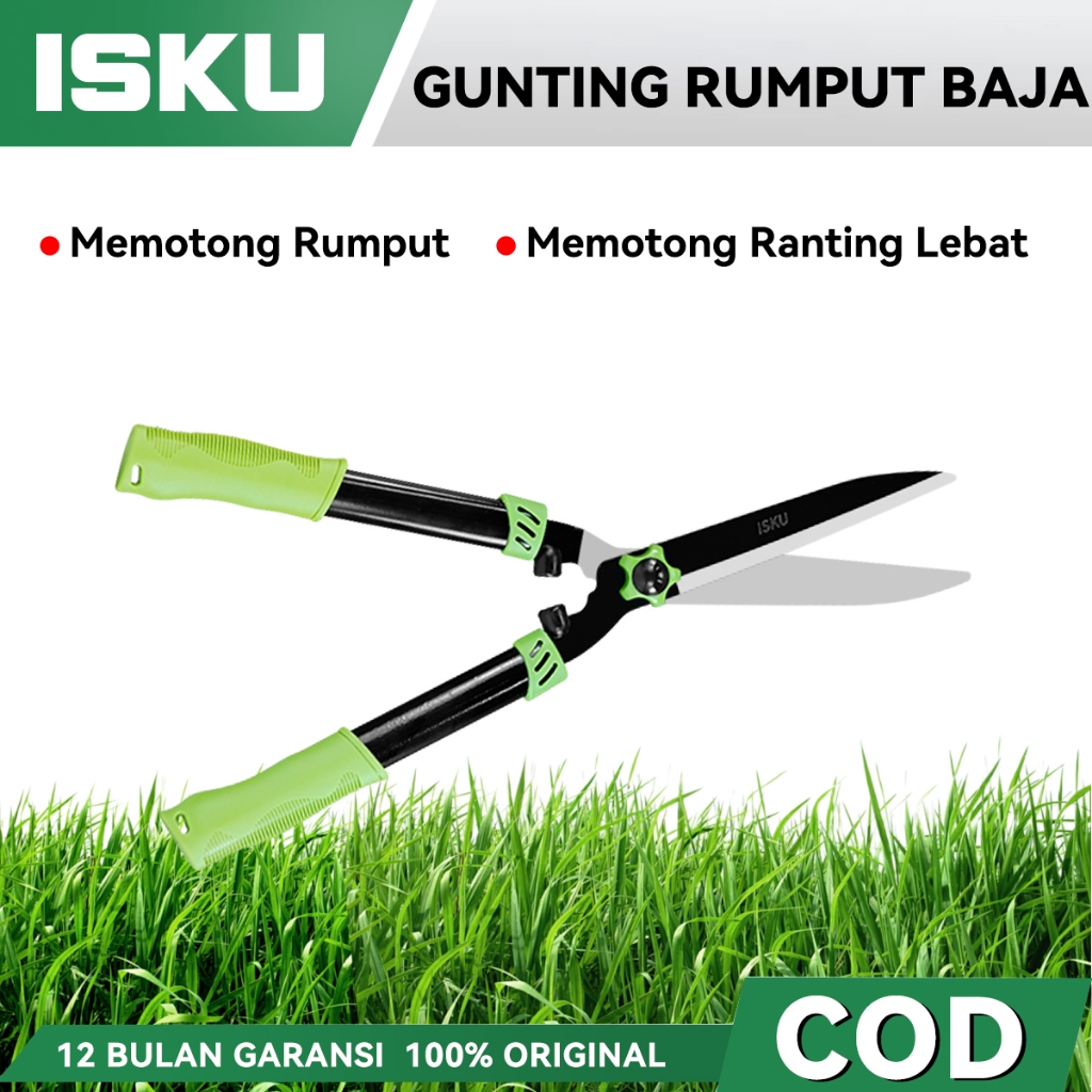 Jual ISKU Gunting Rumput Taman Gunting tanaman Taman Kebun Dahan ...
