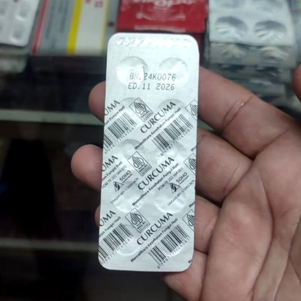 Jual CURCUMA STRIP 10 TABLET | Shopee Indonesia