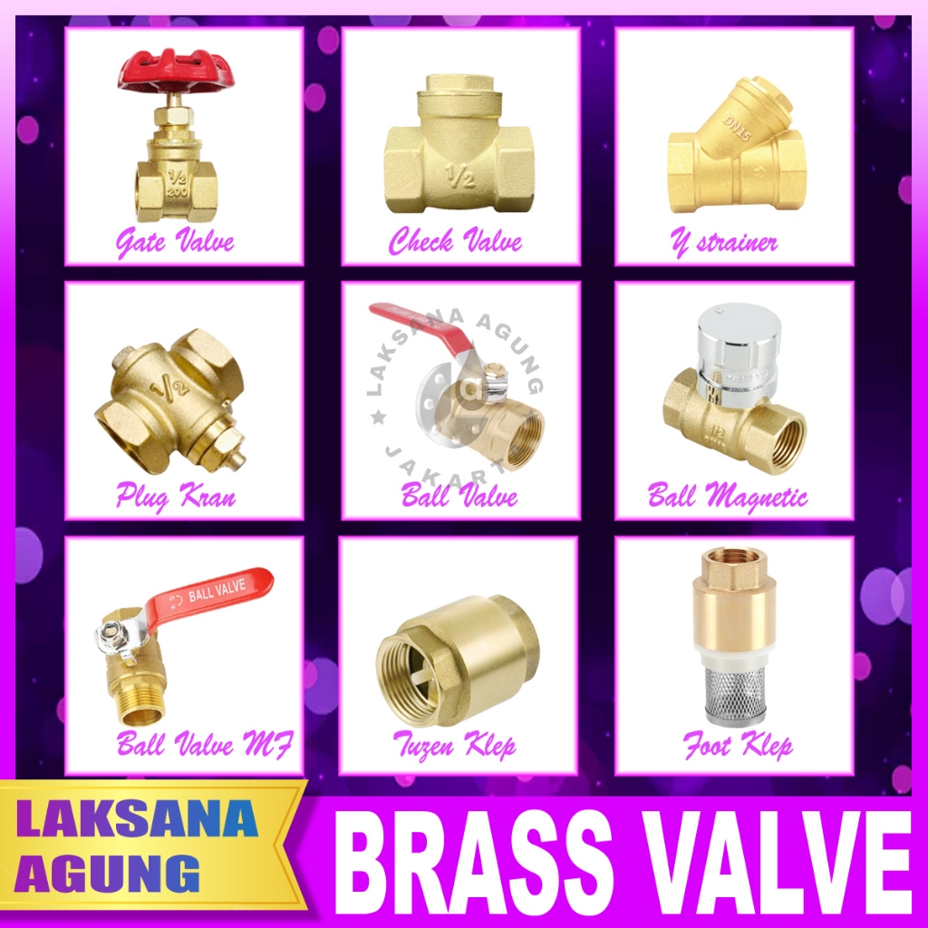 Jual [1/2"] Gate Valve, Ball Valve, Check Valve, Y Strainer, Tuzen klep ...