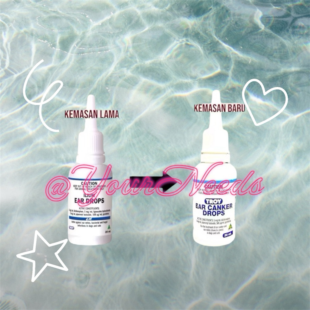 Jual Ilium Ear Canker Drops Obat Telinga Kucing dan Anjing Anti ...