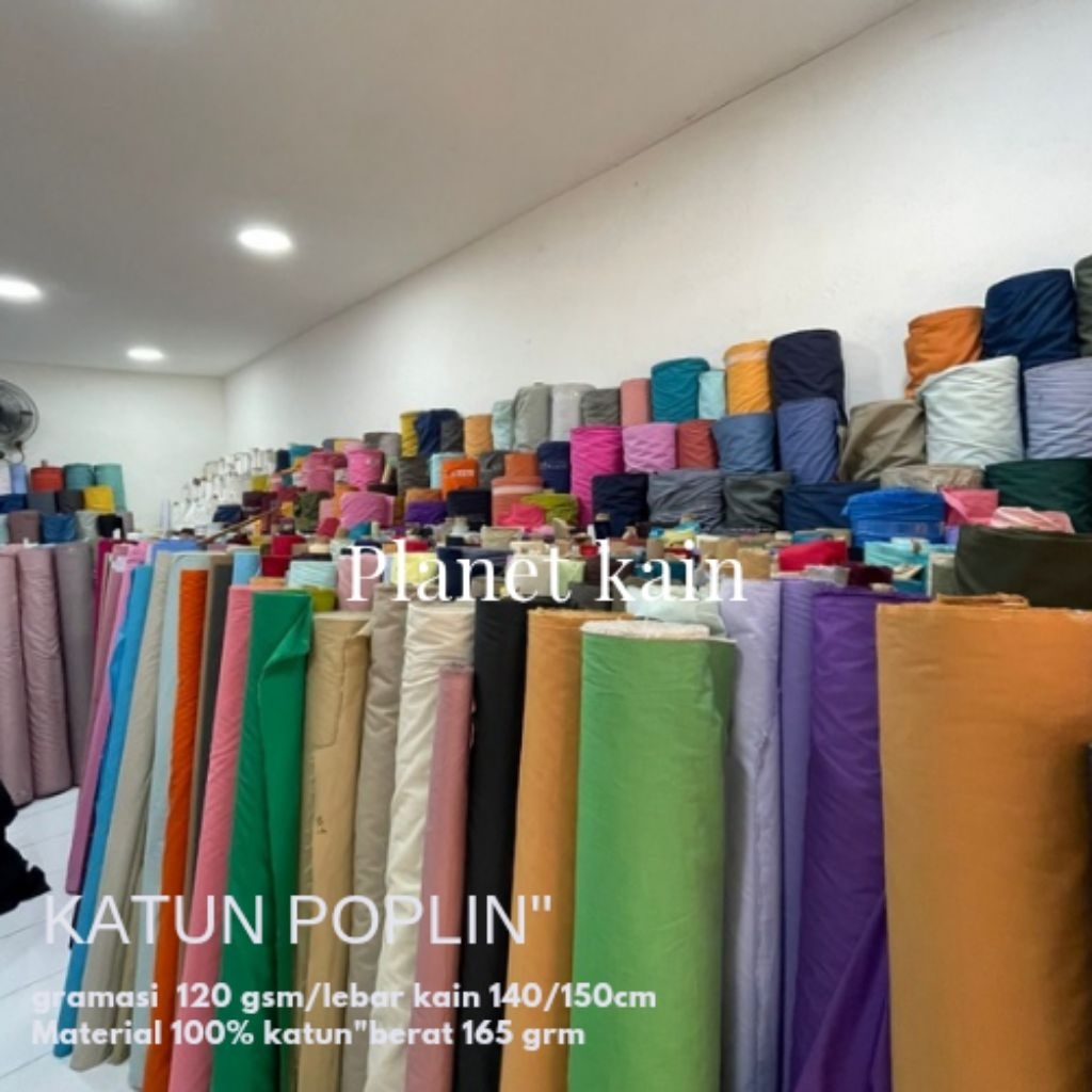 Jual UPDATE!!kain katun poplin import/katun poplin premiumharga yang ...