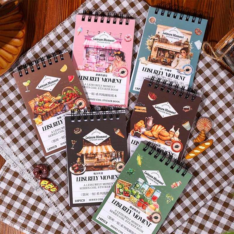 Jual [Artopia] Leisurely Moment LM Book Stiker Sticker Buku Vintage ...