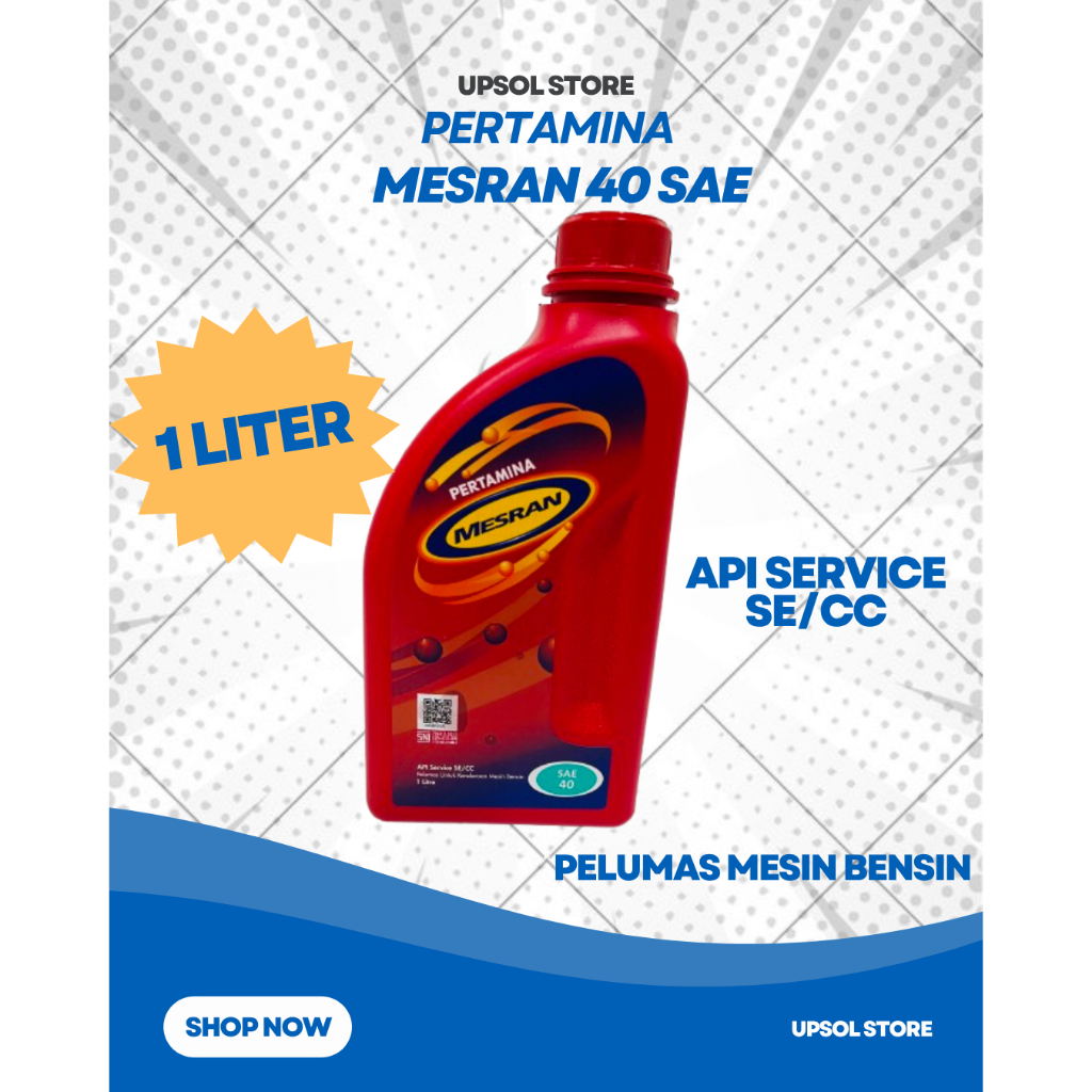 Jual OLI MESRAN SAE 40 1LITER OLI PERTAMINA MESRAN 40 SAE 1L | Shopee ...