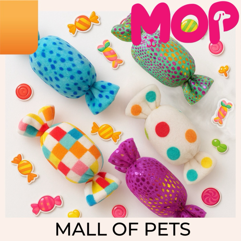Jual Mainan Anjing / Dog Toy Squeaky Plush / Boneka Mainan Permen ...