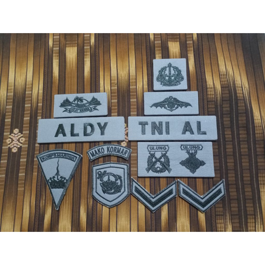 Jual PAPAN NAMA TNI AL PDL NKRI LAYAR (Po 3H) ATRIBUT LENGKAP | Shopee Indonesia