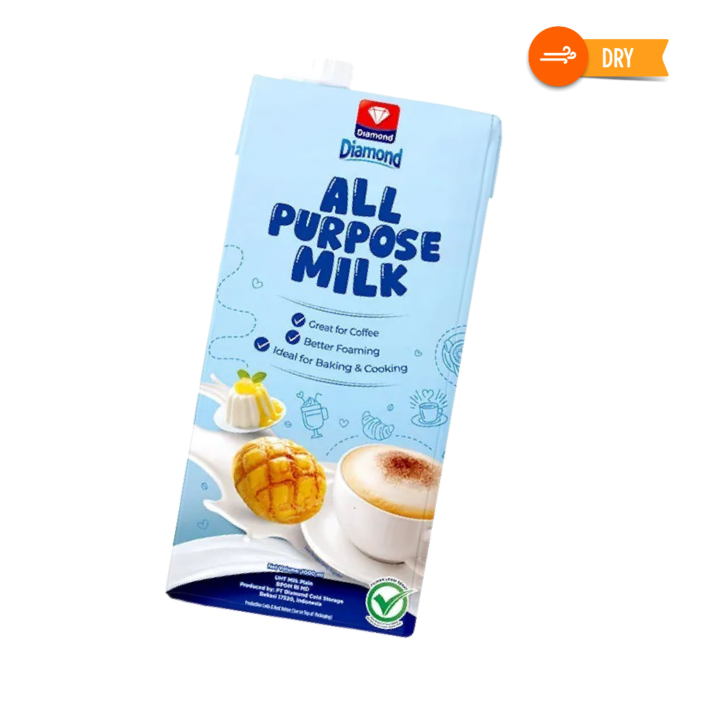 Jual DIAMOND UHT MILK ALL PURPOSE 1 LT | Shopee Indonesia