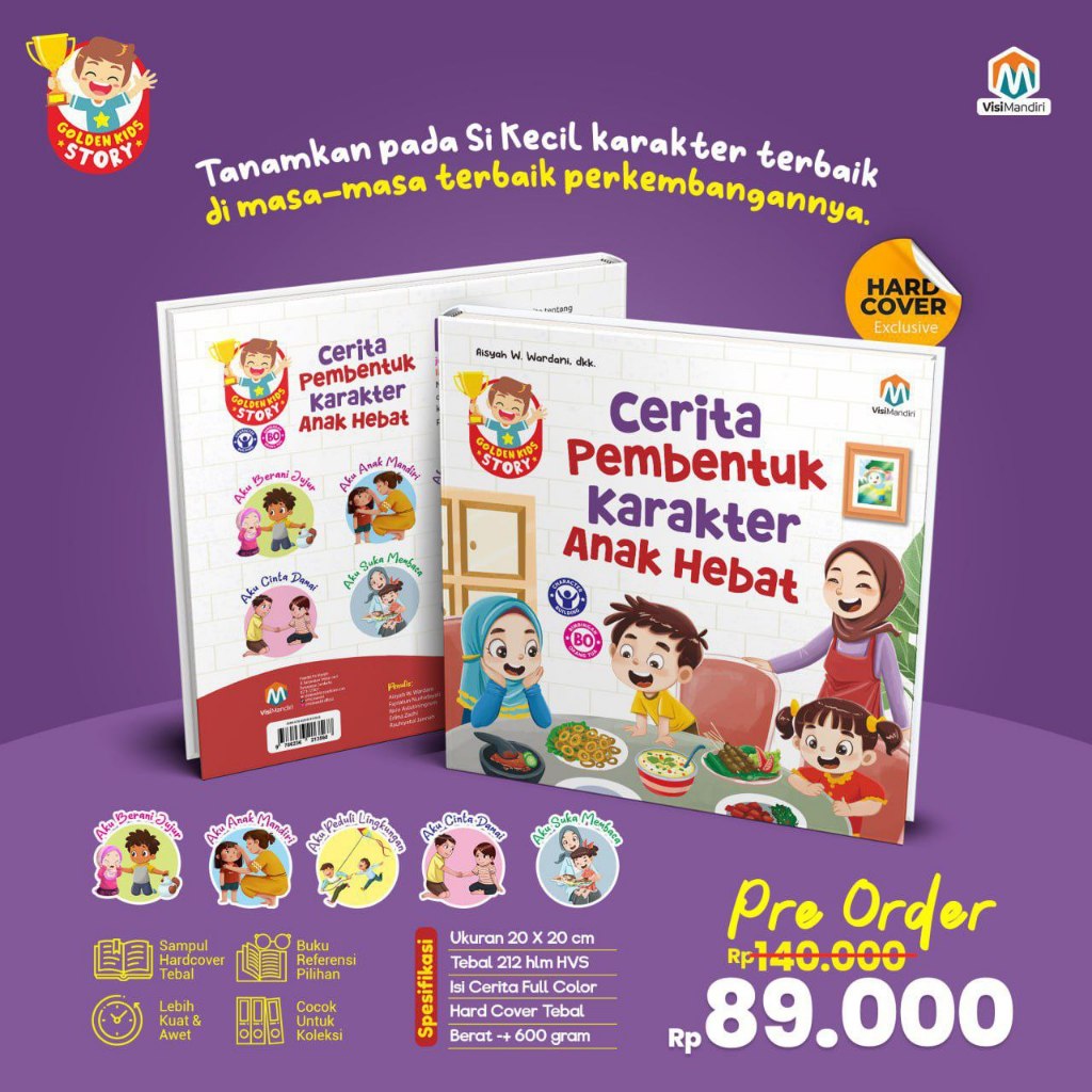 Jual Ready Stock - Golden Kids Story: Pembentuk Karakter Anak Hebat ...