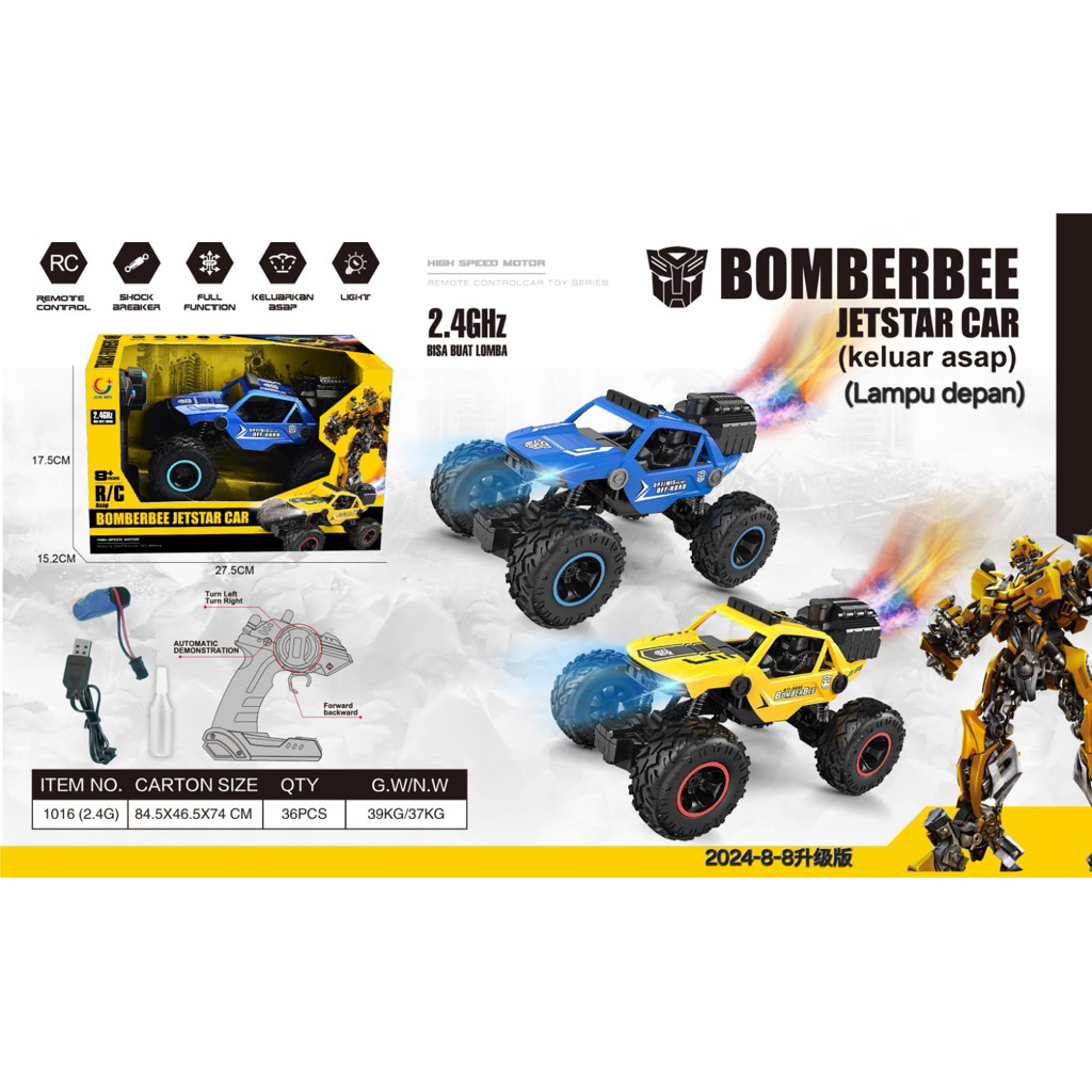 Jual Mobil Remote Control Asap Bomberbee Jetstar | RC Mobil Offroad 2 ...
