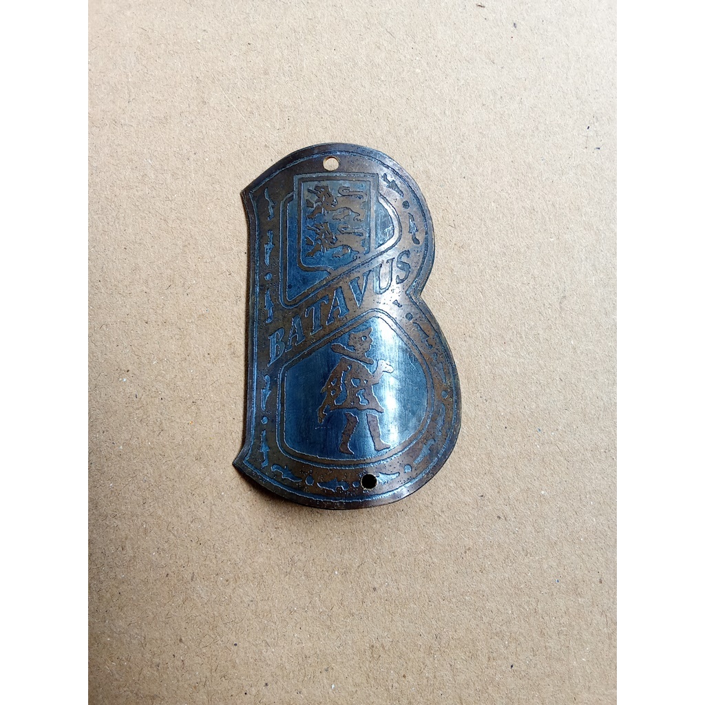 Jual Emblem Sepeda Plat Merk Batavus Alumunium Hitam | Shopee Indonesia