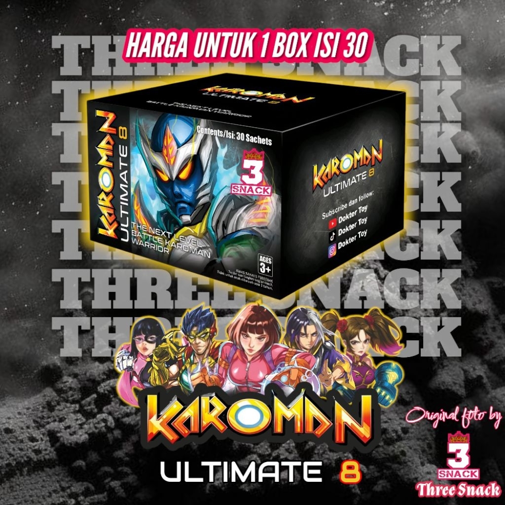 Jual [ NEW ] 1 BOX PUZZLE KAROMAN ULTIMATE 8 ISI 30 PCS | Shopee Indonesia