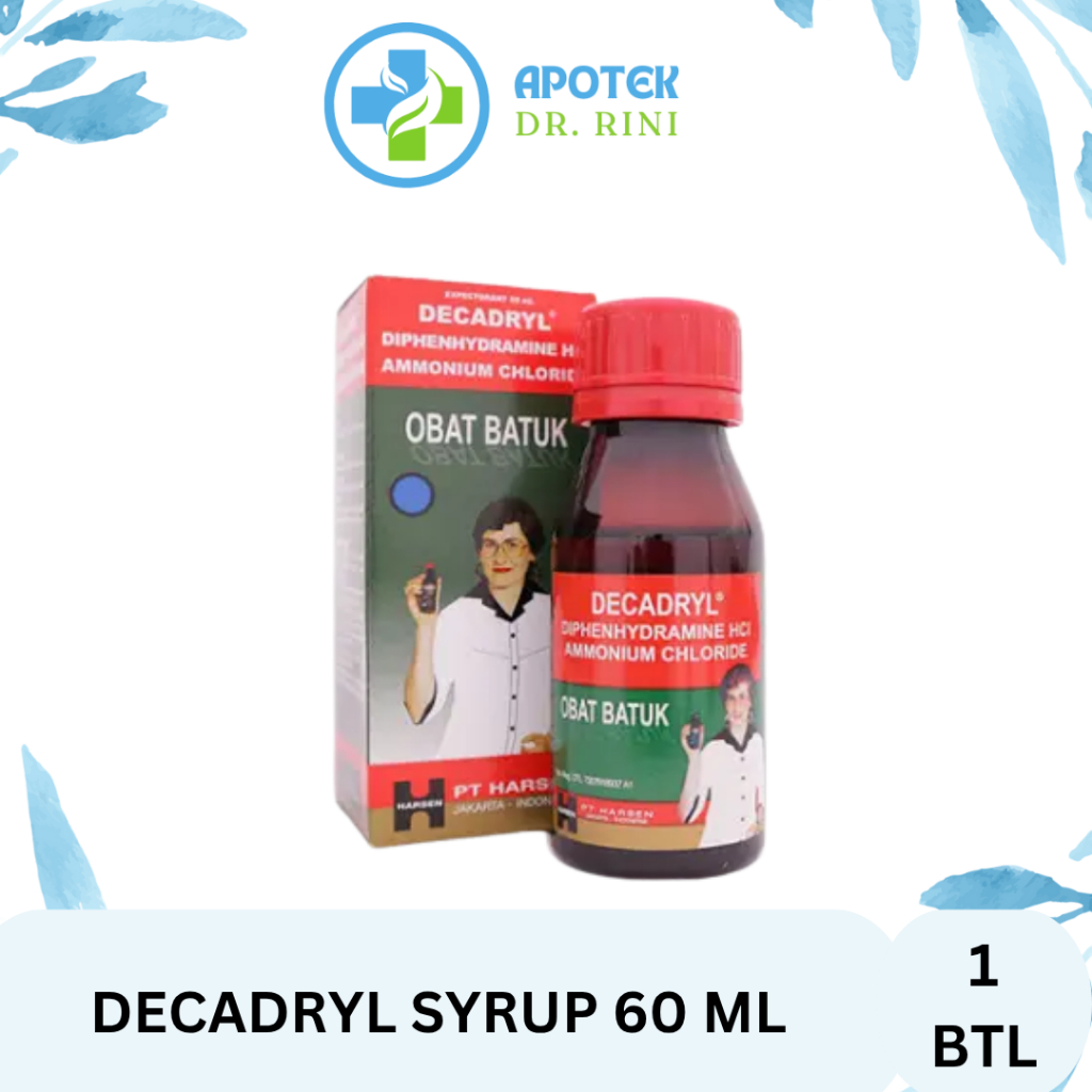 Jual DECADRYL SYRUP 60 ML // BTL // OBAT BATUK BERDAHAK | Shopee Indonesia