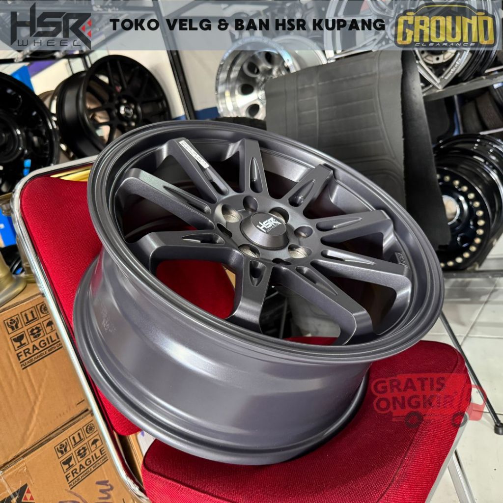 Jual VELG MOBIL RACING R16 HSR TIKALA BAUT 4 GREY PNP AVANZA, SIGRA ...