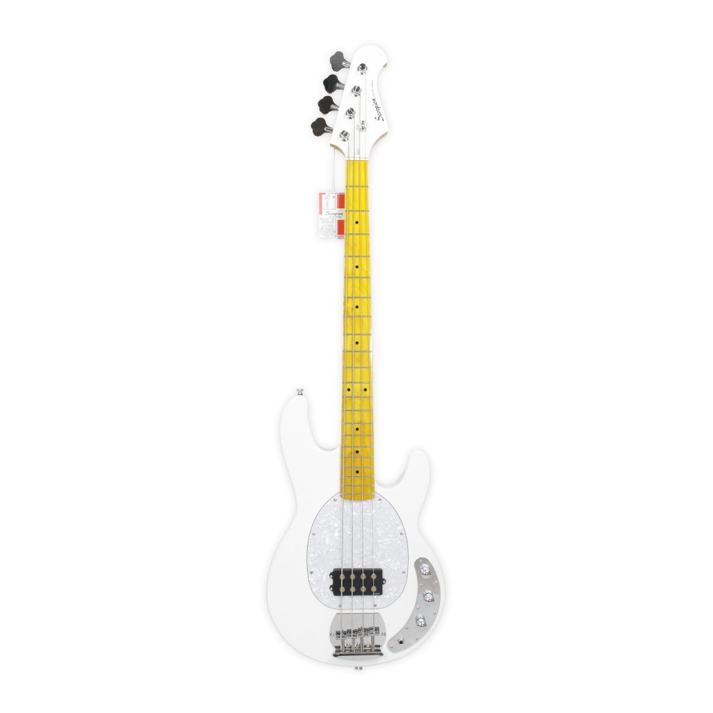 Jual Bass Elektrik Merk Scorpion ORIGINAL Broken White / Putih Tipe ...