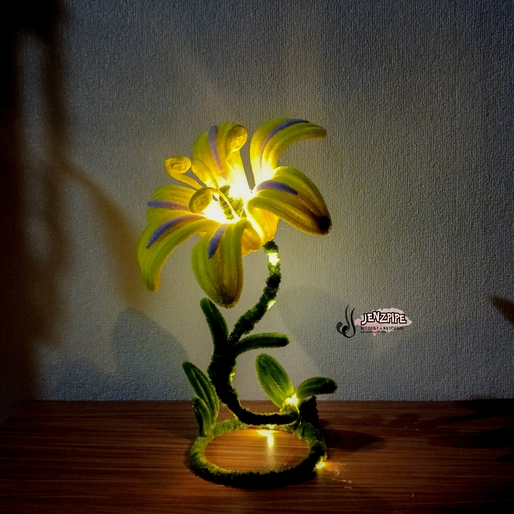 Jual JENZPIPE DIY Rapunzel Tangled Lamp Pipe Cleaner Cantik Kado Unik ...