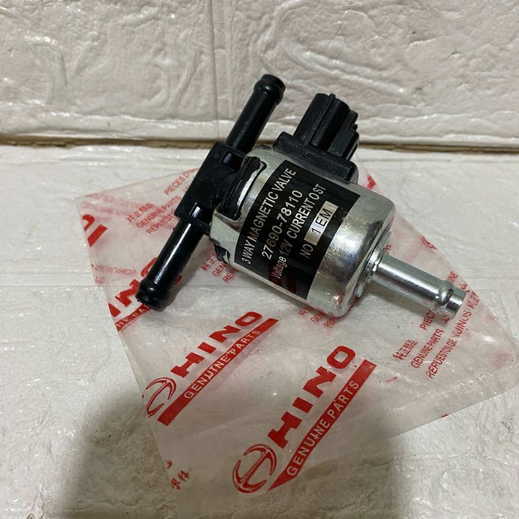 Jual 3 WAY MAGNETIC VALVE BRAKE SOLENOID VALVE 12V HINO DUTRO 130HT HT ...