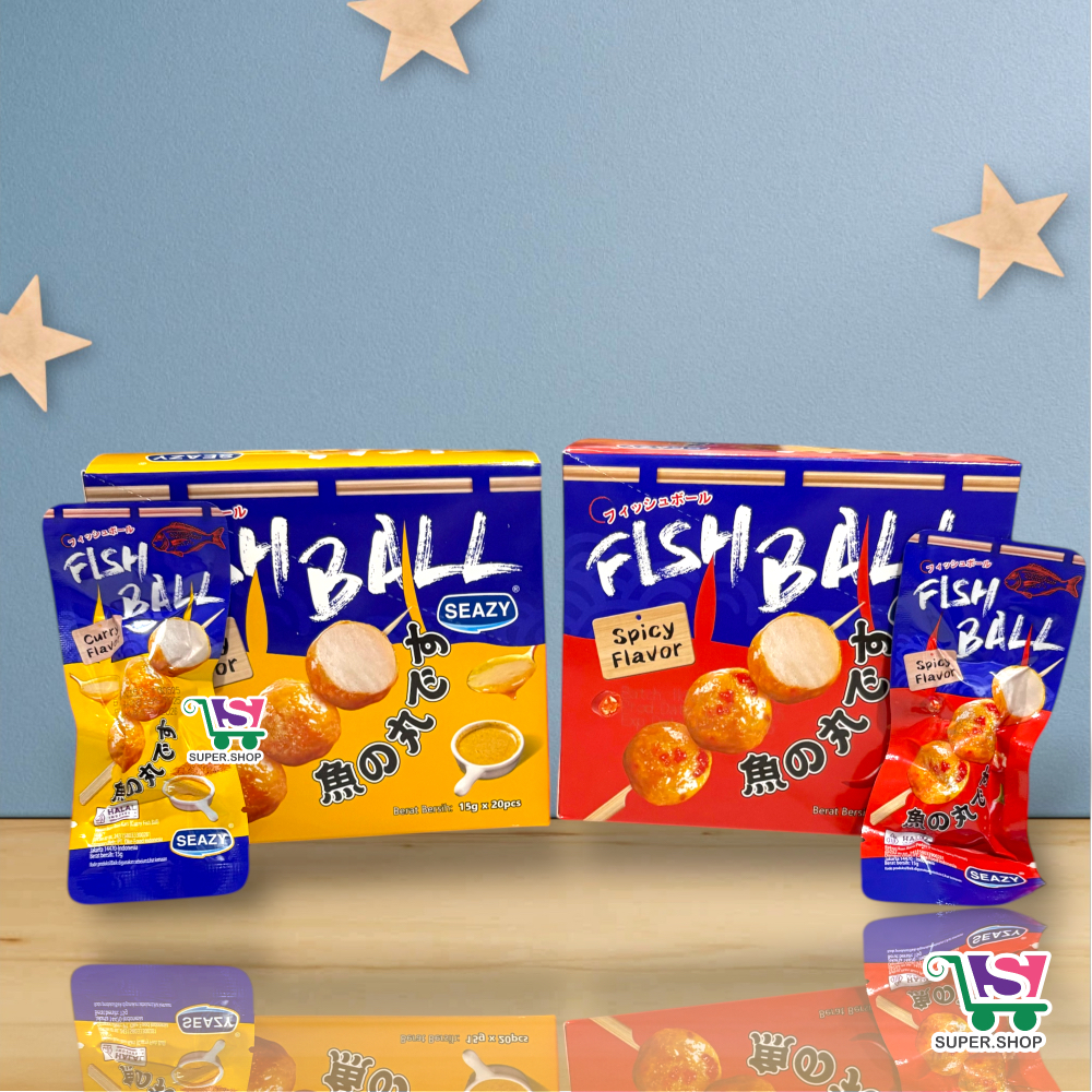 Jual Fish Ball Seazy Baso Ikan Curry / Spicy PACK (isi 20 pcs) | Shopee ...