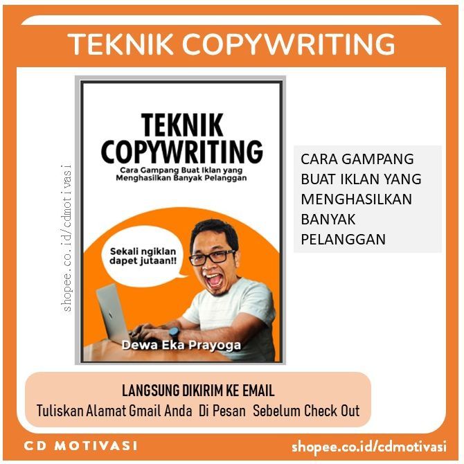 Jual Teknik Copywriting (Cara Membuat Iklan Kalimat Pemasaran Brosur Headline Broadcast Caption ...