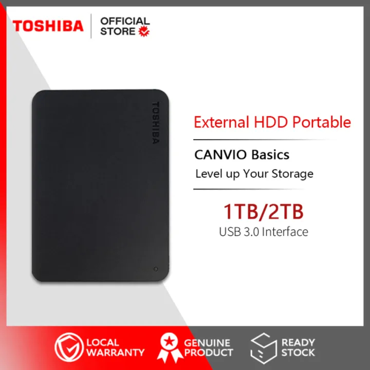 Jual Toshiba Canvio Basic 1TB 2TB - HDD / HD /Hardisk / Harddisk External 2.5" USB 3.0 | Shopee ...