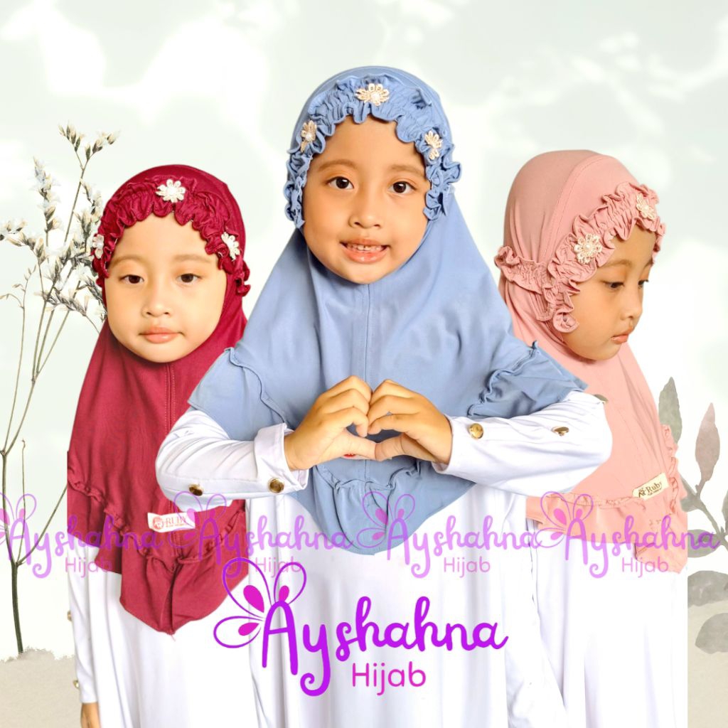 Jual Jilbab Anak Bandana |kerudung anak 1-10 Tahun | jilbab Bayi jersey ...